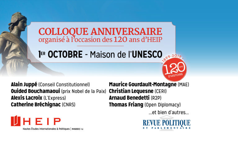 HEIP célèbre ses 120 ans – Revue Politique et Parlementaire